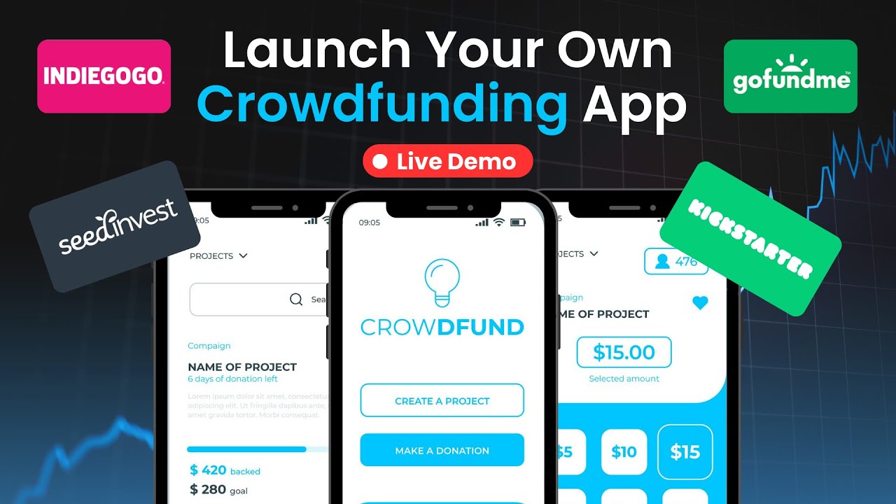 🔴 Live App Demo: Crowdfunding and Donation App like GoFundMe ...
