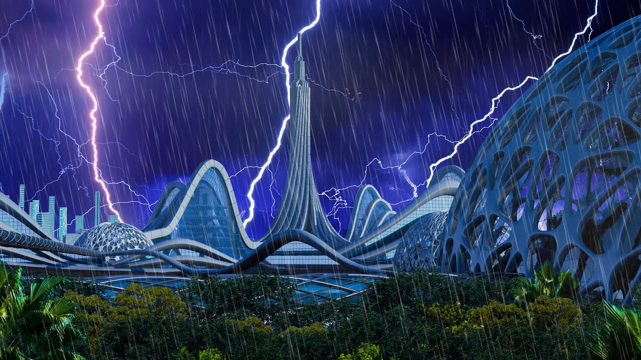 Sleep Well All Night with Heavy Rain and Epic Thunder - Thunderstorm in ...