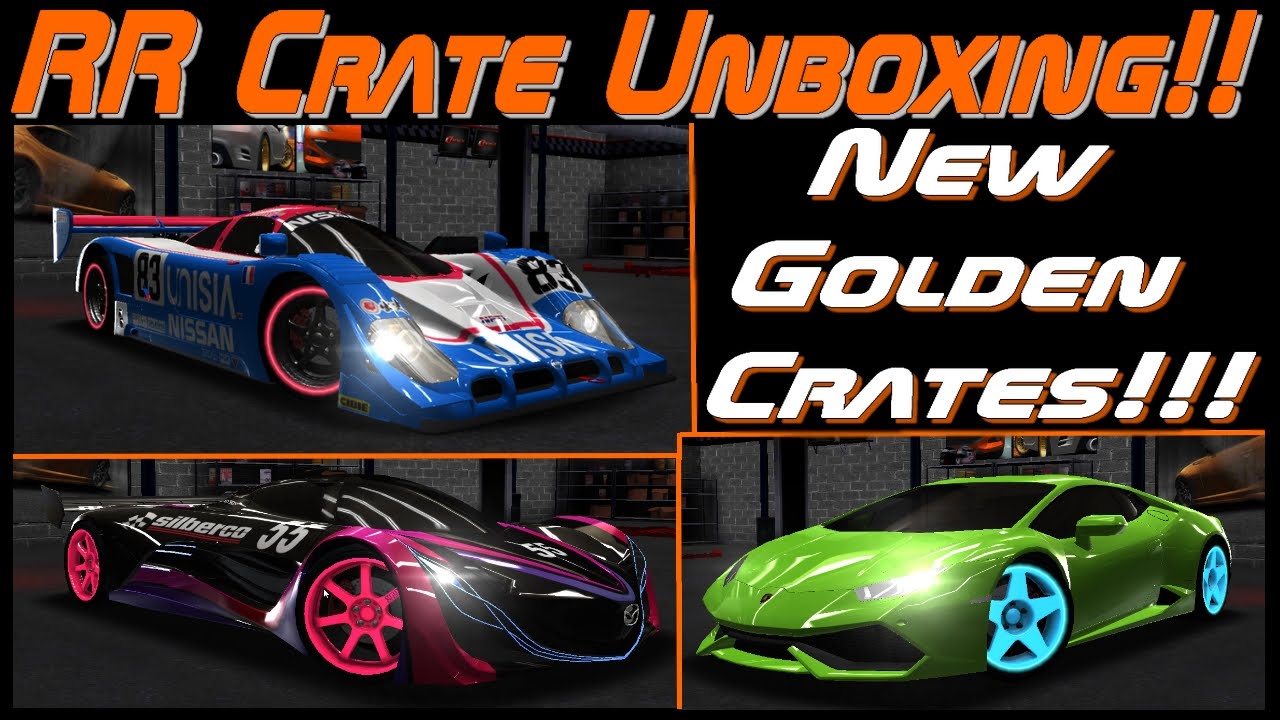 NEW GOLDEN CRATES!!!!!!! | Racing Rivals Unboxing - YouTube