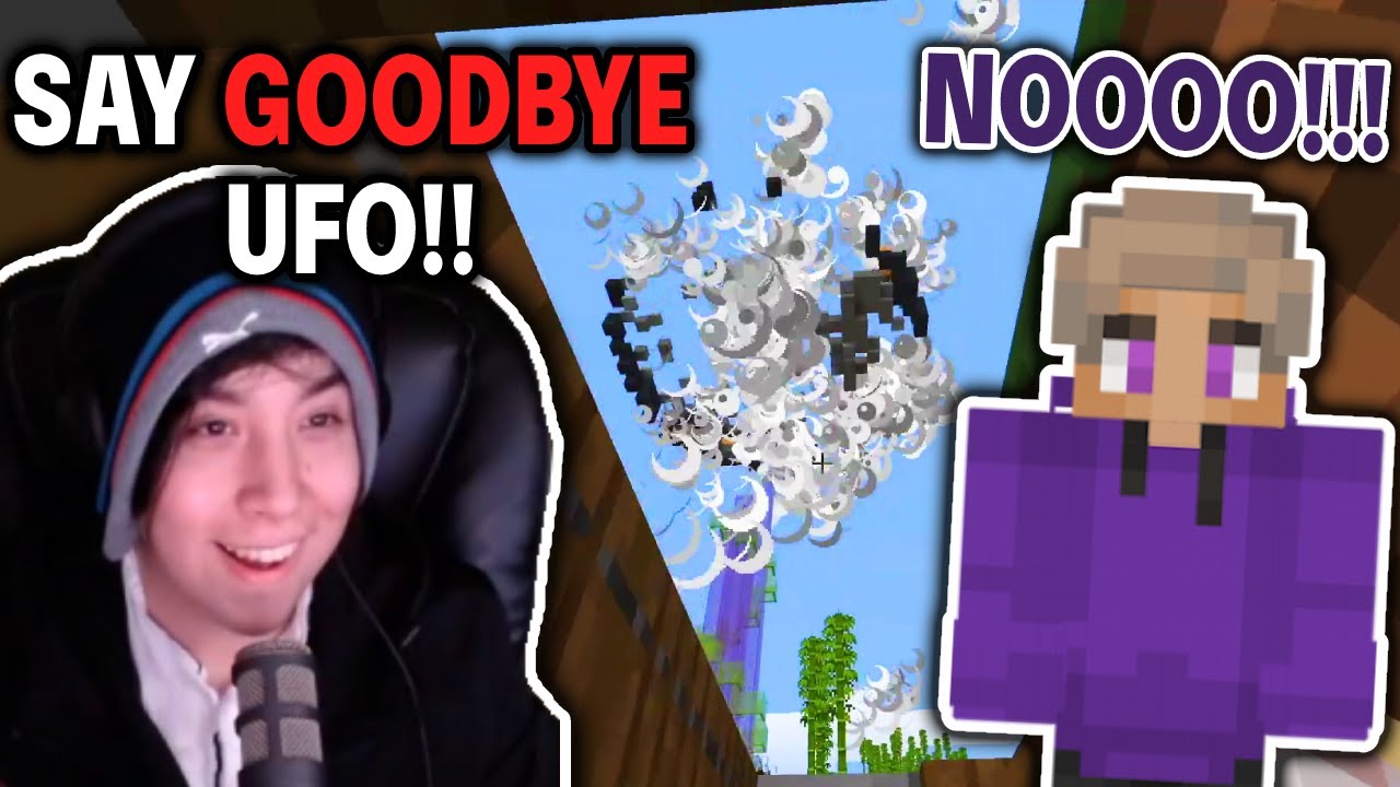 Purpled is MAD After Quackity Destroyed His UFO House To INVITE Purpled ...