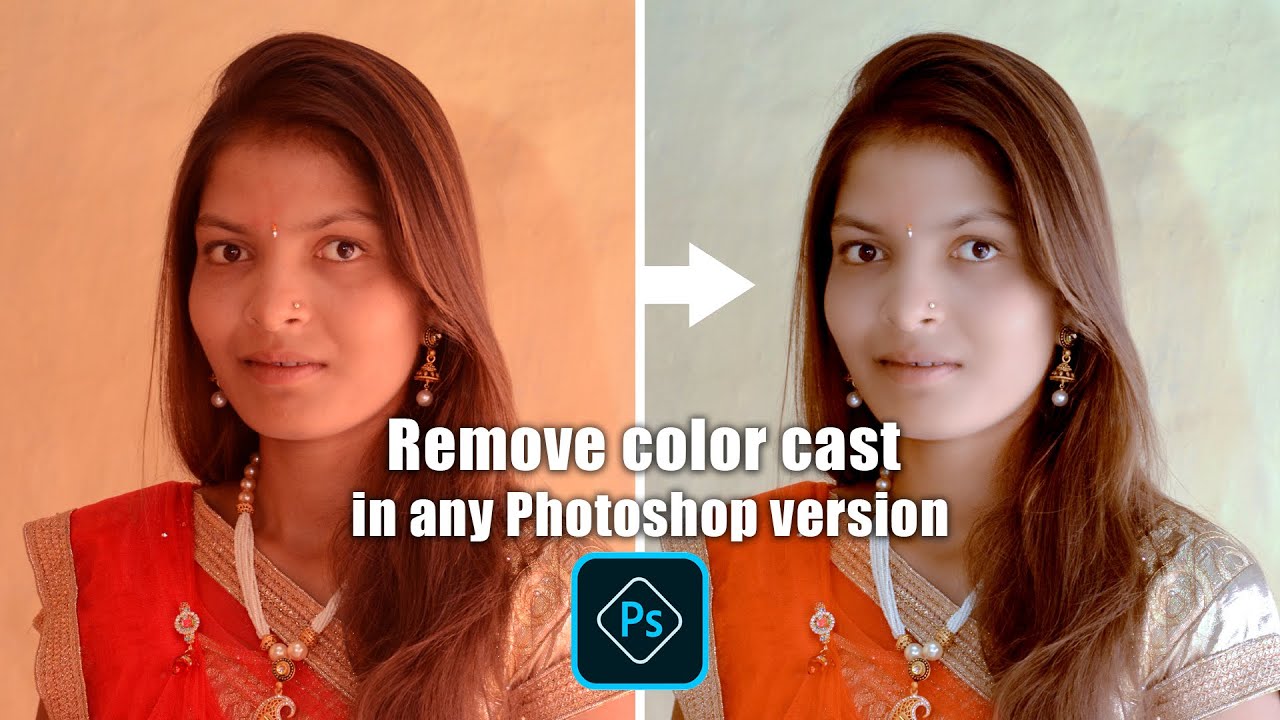 फोटो में लाल रंग कैसे कम करें | How to Remove Color Cast | Any ...