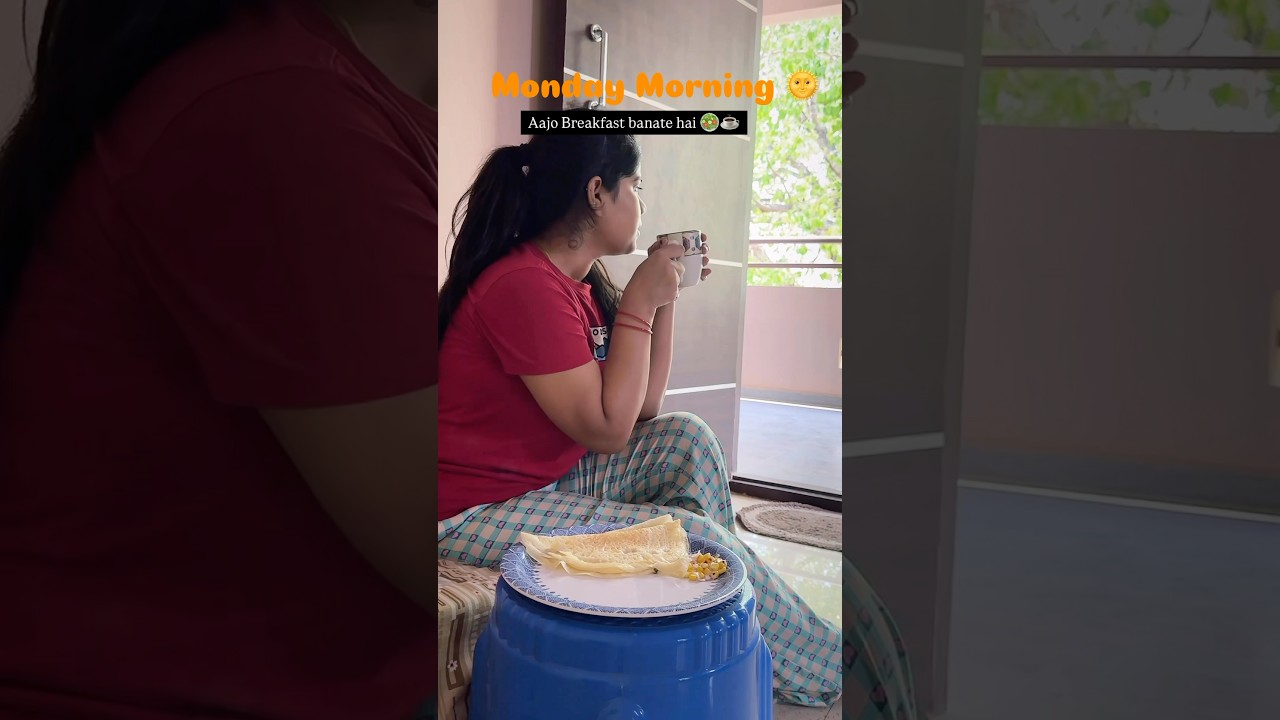 Today’s Breakfast 🥞☕️#whatieatinaday #homecooked #youtubeshorts # ...