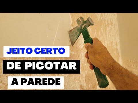 Aprenda como PICOTAR paredes do jeito certo - YouTube