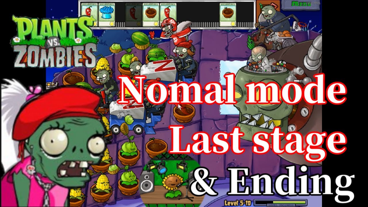Plants vs. Zombies | Normal mode Level5-10 clear & ending | Steam for ...