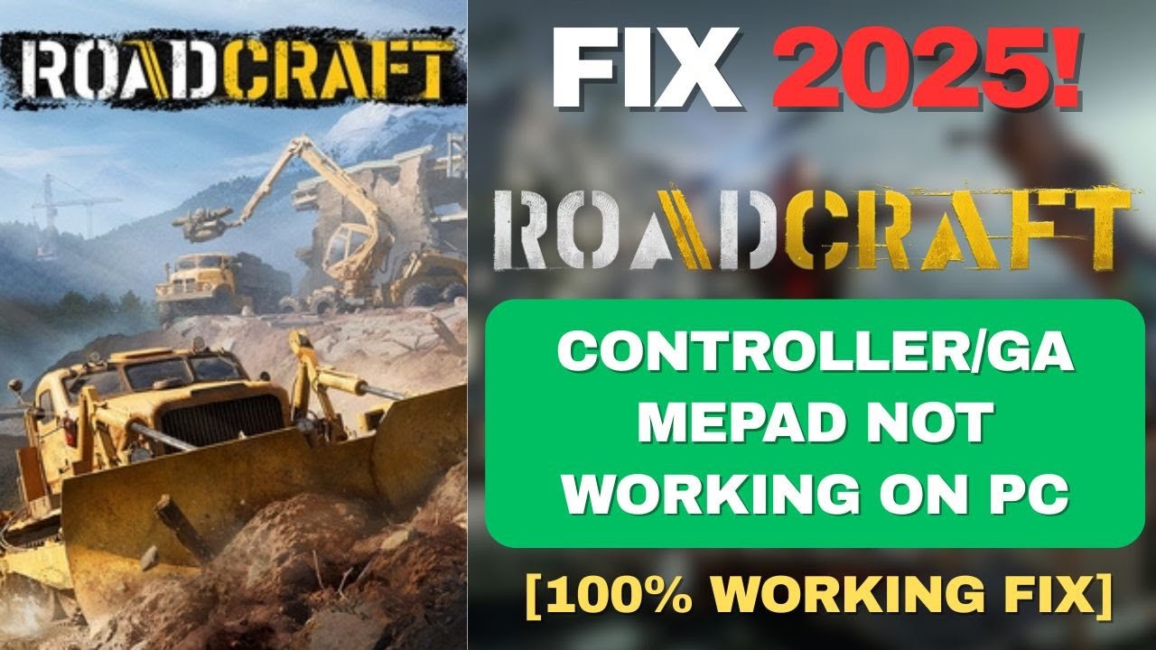 Fix RoadCraft Controller/Gamepad Not Working On PC | Xbox, PS & Generic Fix (2025) - YouTube