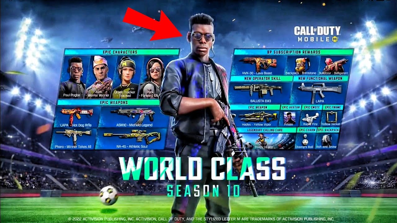 *CONFIRMED* Paul Pogba in Season 10 Battle Pass Cod Mobile - Season 10 ...