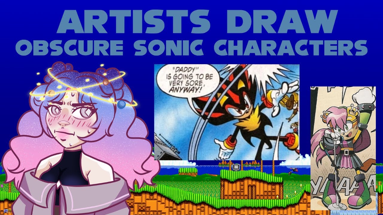 ARTISTS DRAW OBSCURE SONIC CHARACTERS THEY DON'T KNOW - YouTube
