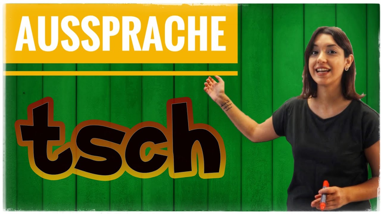 A1.1 Deutsch | Folge 5 | "tsch" Aussprache | Buchstabenkombinationen ...
