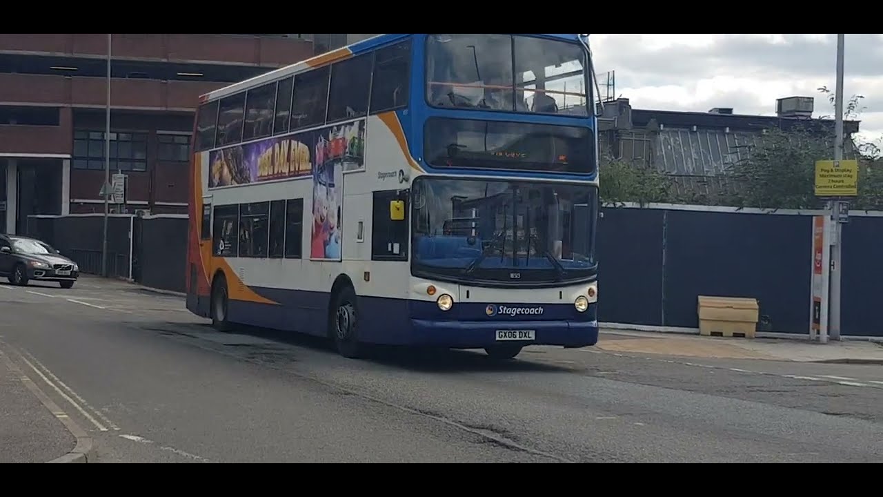 Here is the stagecoach bus 18513 on the number 9 in Farnborough ...