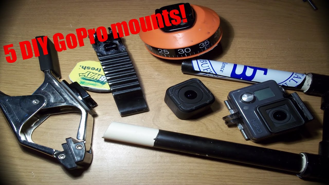 5 DIY GoPro Mounts - YouTube