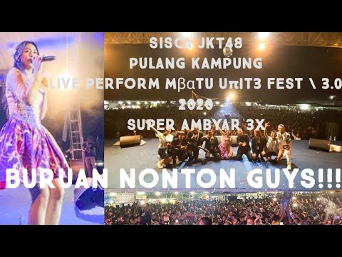 HEAVY ROTATION SISKA JKT48 LIVE KONSER BATU UNITE 3 2019 PERGANTIAN TAHUN BARU 2020
