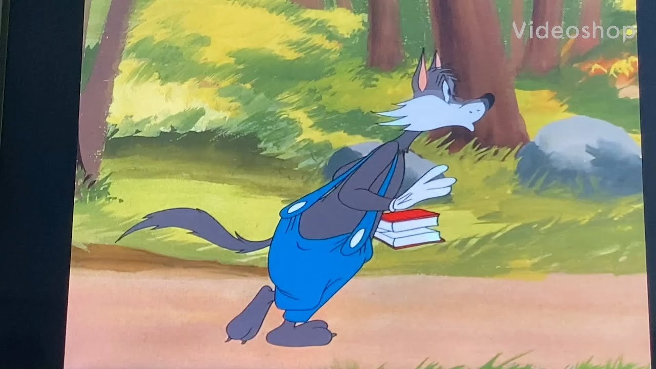 Looney tunes - The Windblown Hare 1949 the big bad wolf scenes - YouTube