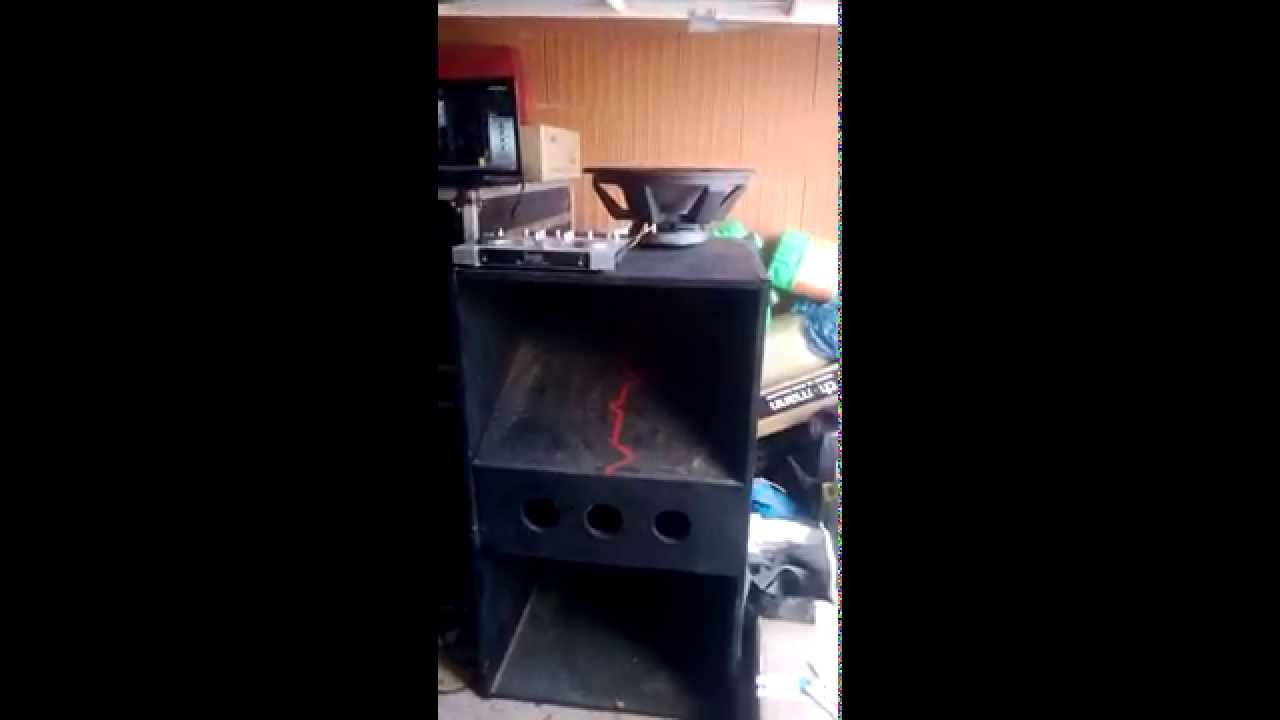 rodage w-bin JBL 4818 - YouTube