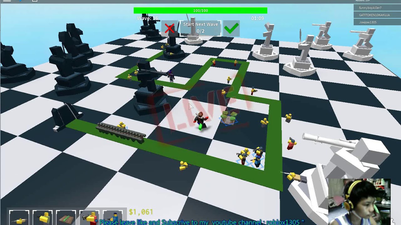 Roblox Tower Defence Simulator | Chessboard Loss - YouTube