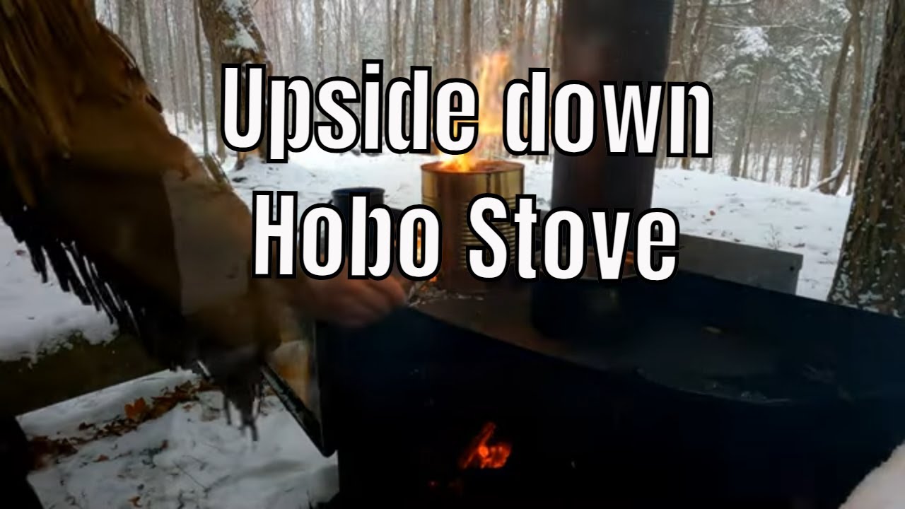 Experimental Hobo Stove | Forest Shelter | Hiking in the Snow - YouTube
