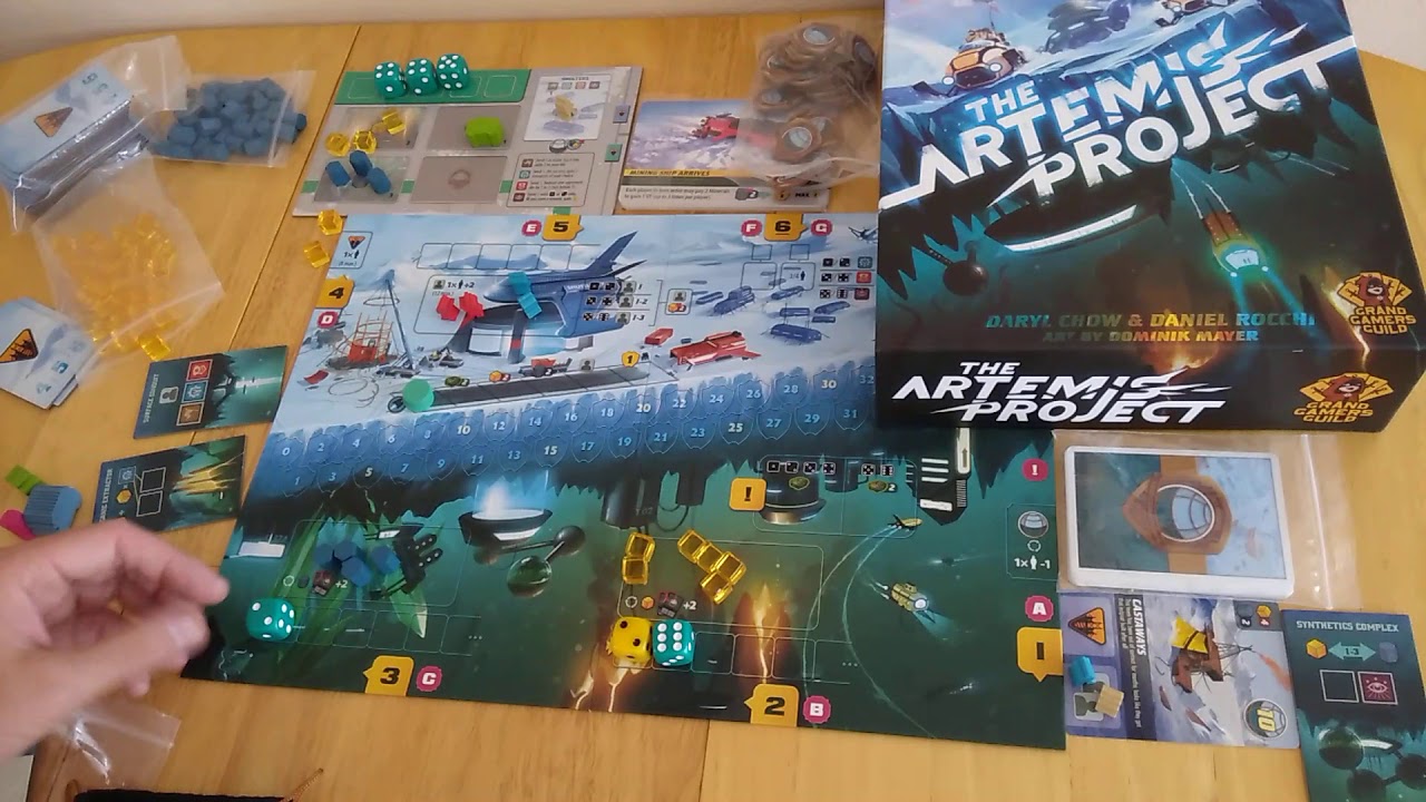 The Artemis Project - how to play * Amass Games * board game Alien ...