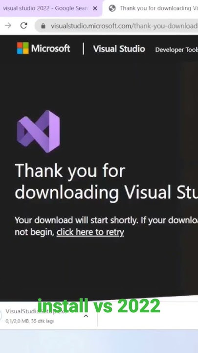 Cara Download Visual Studio 2022 by @AlmandTeknologi #visualstudio #visualstudio2022 - YouTube