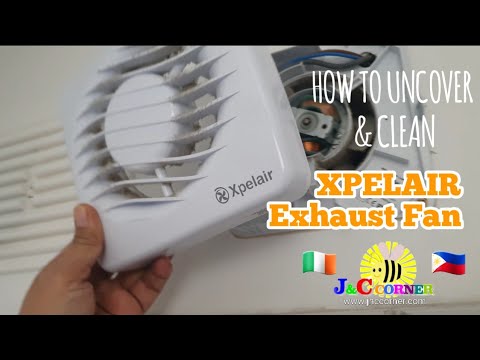 How to Remove Cover and Clean the Xpelair Fan Extractor JnC CORNER ...