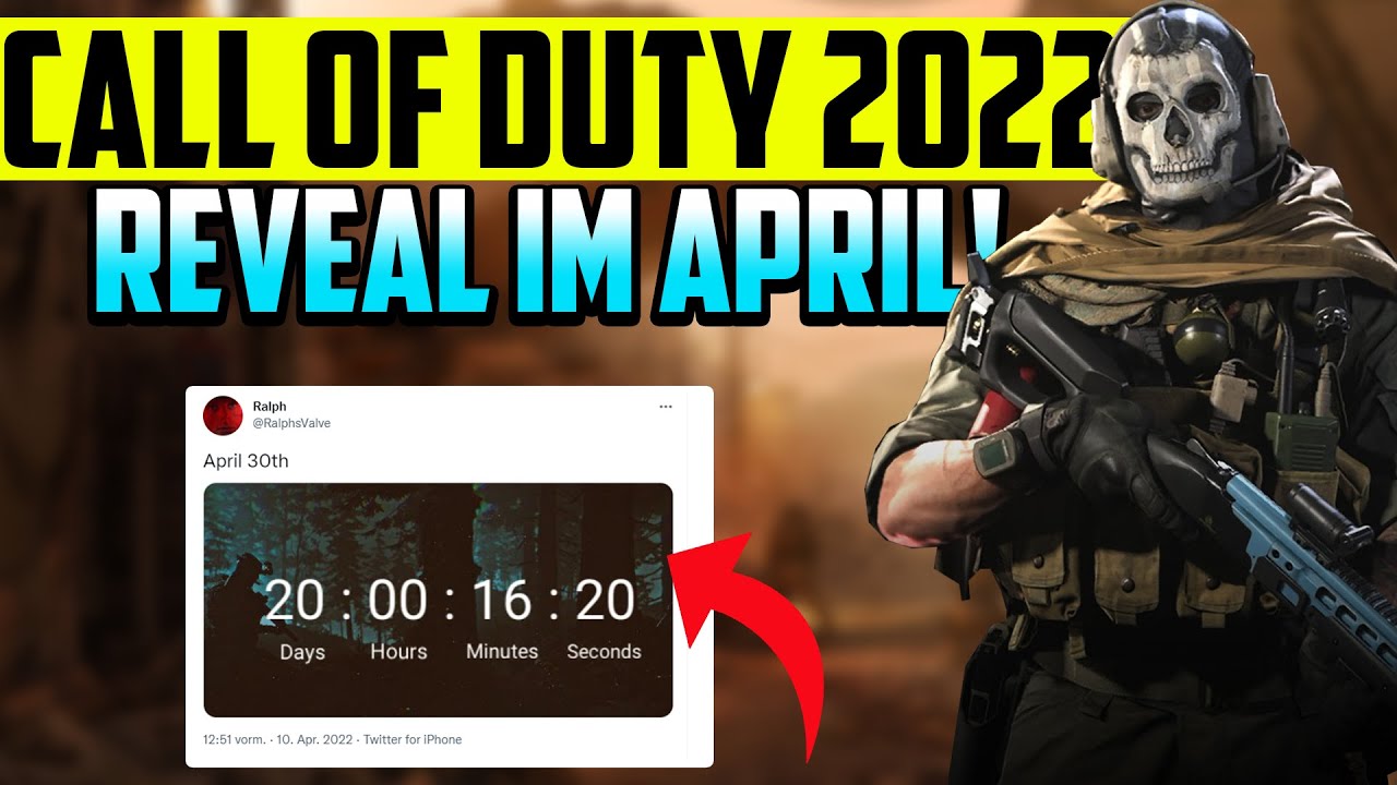 Call of Duty 2022 - Reveal im April (COD 2022)! - YouTube