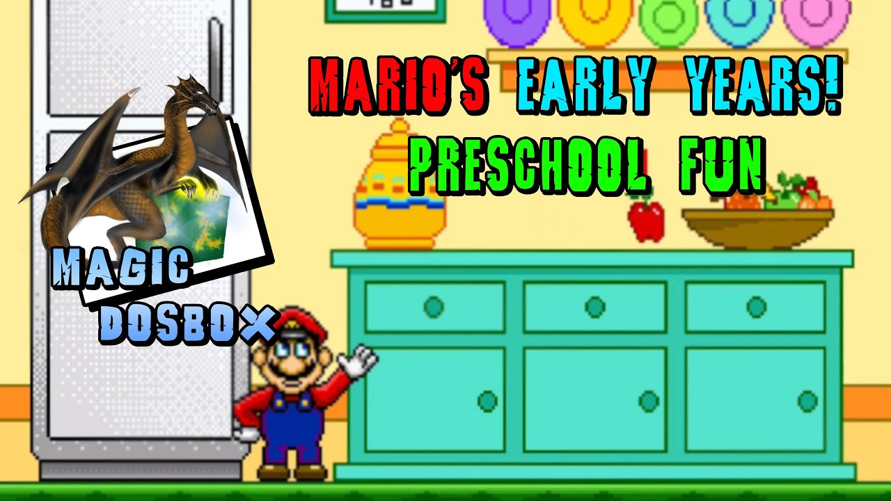 [PC] Mario's Early Years! Preschool Fun | Magic DosBox 1.0.96 Emulation ...