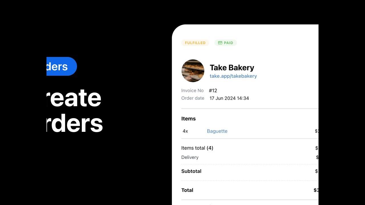 Create orders - YouTube