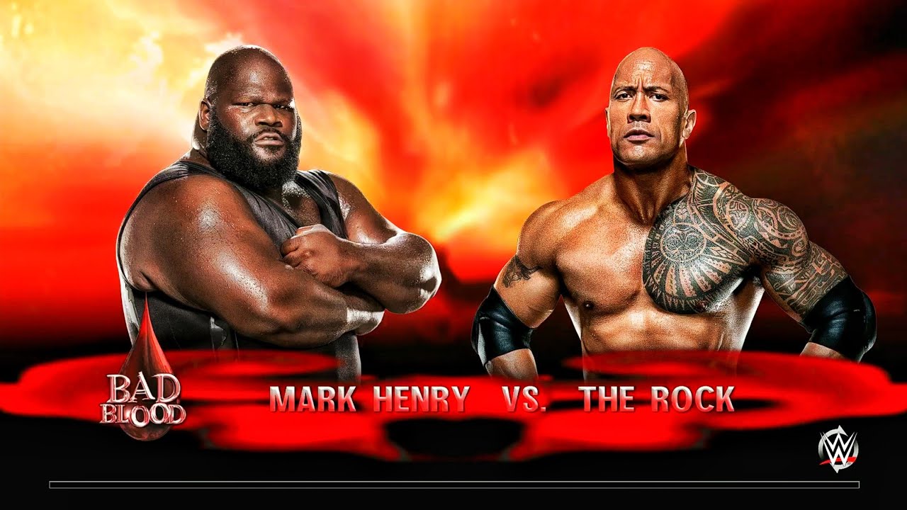 Mark Henry Vs The Rock - Full Match | WWE 2k15 - YouTube