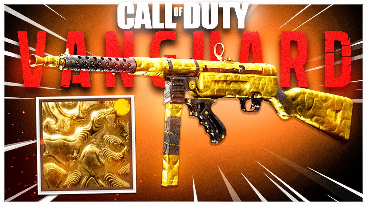 CAMUFLAJE ORO *INGAME* en COD VANGUARD (MP40) - YouTube