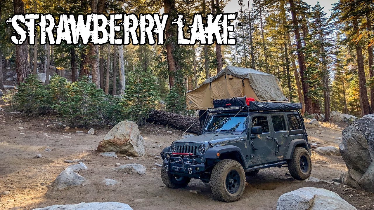 Strawberry Lake - 4WD Trail Run & Camping - YouTube