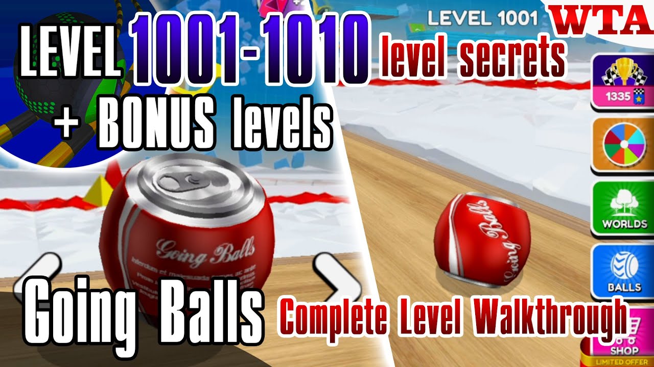 Mastering Going Balls: LEVEL 1001-1010 + BONUS levels * Complete Level ...