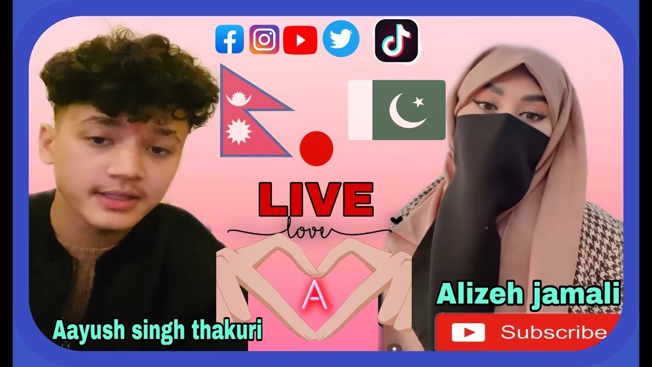 🔴LIVE 🇳🇵Aayush 🇵🇰 Girl Alizeh Jamali | Full Live Video / Hindi 11 June ...