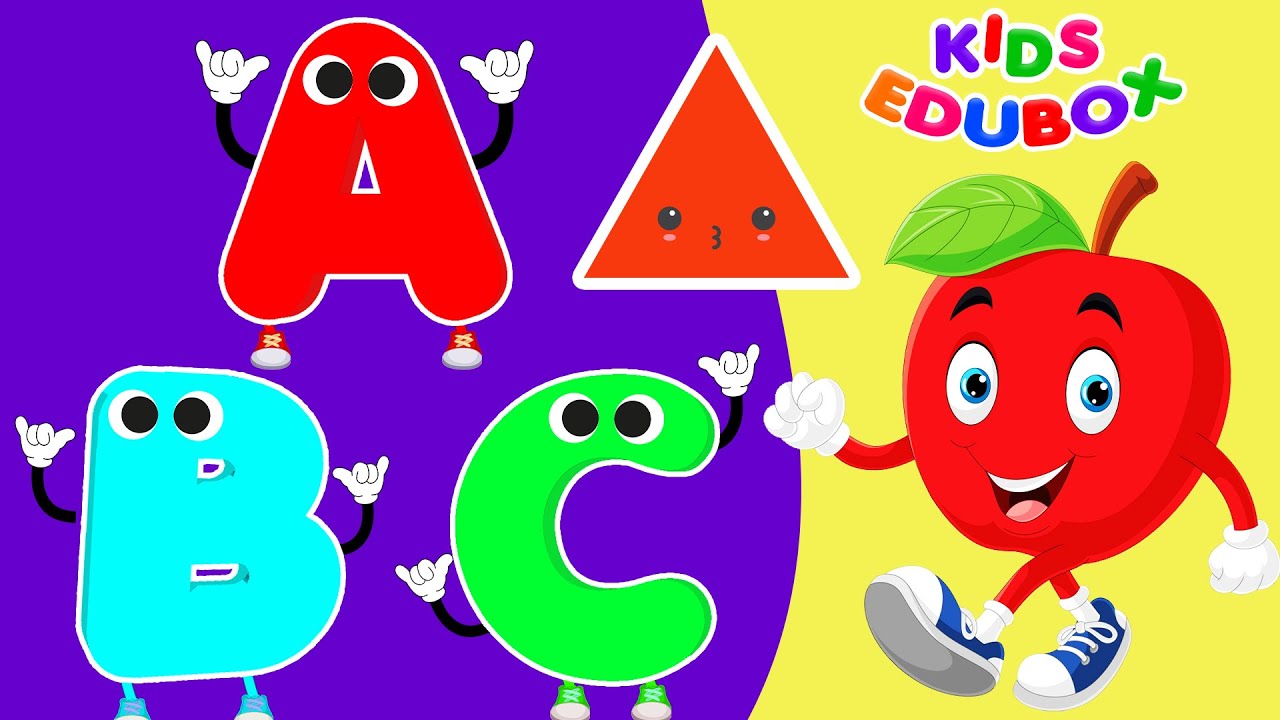 ABC, 123 & Shapes Learning Videos For Preschool | ABC And One Two Three ...