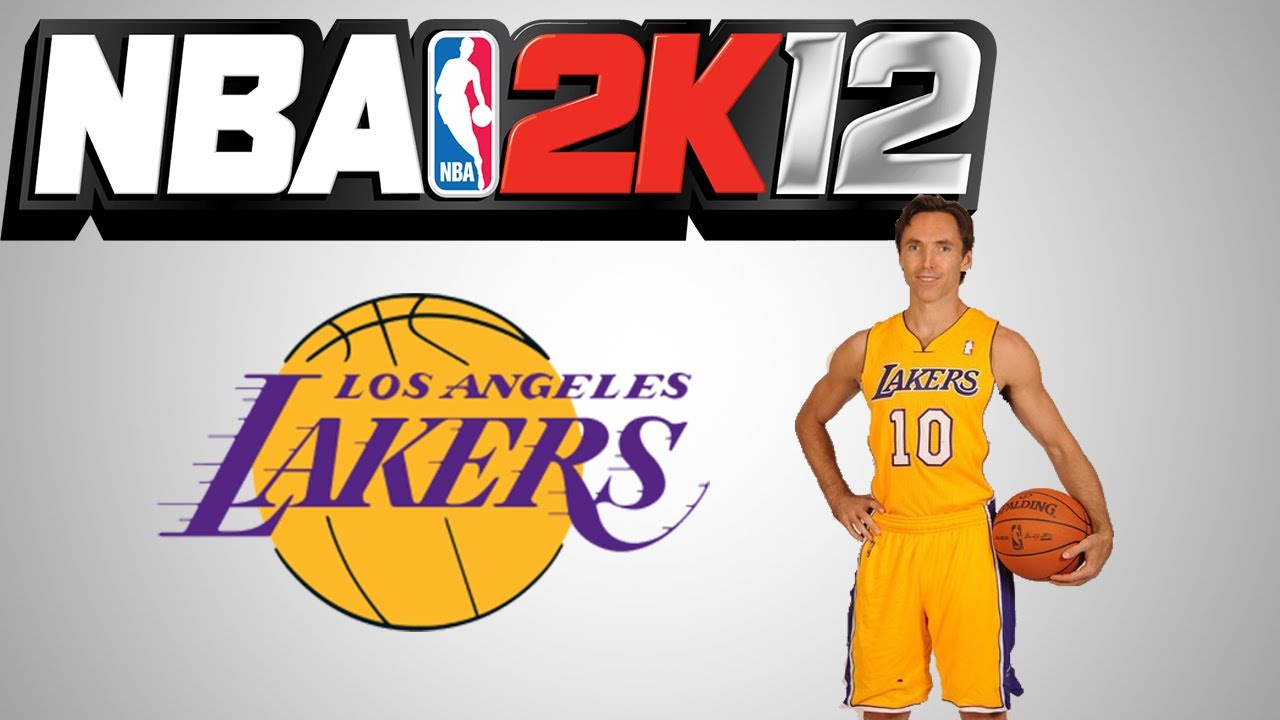 NBA 2K12 - Steve Nash First Lakers Practice - YouTube