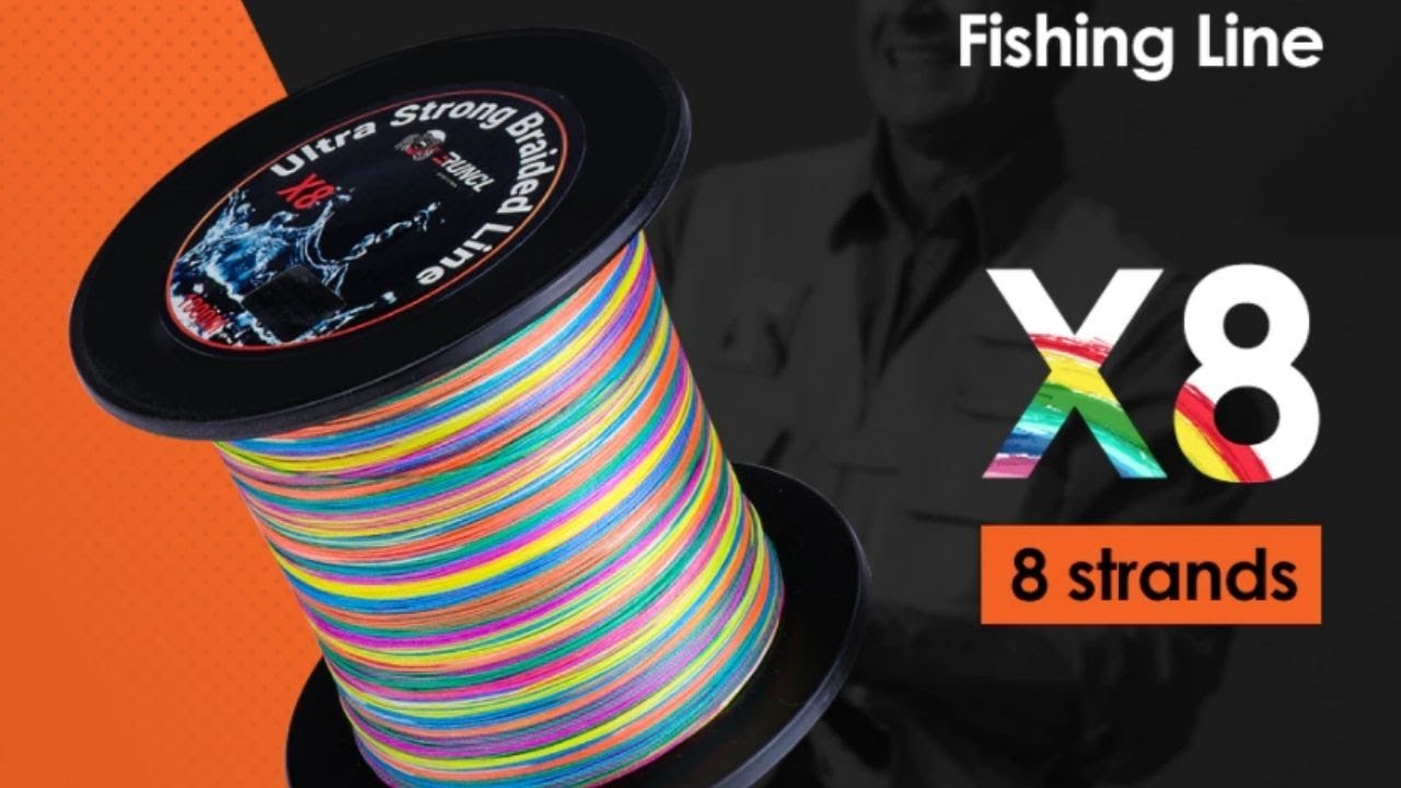 PE Fishing Line Ultra Strong 8 Strands Braided Fishing Line Colorful ...