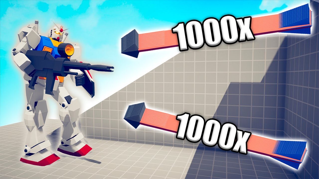 GUNDAM vs 1000x OVERPOWERED UNITS - TABS | Totally Accurate Battle ...