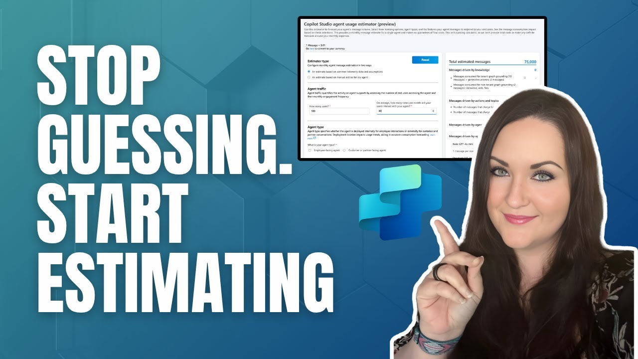 Avoid Copilot Studio Surprises — Estimate Usage with This Free Tool - YouTube