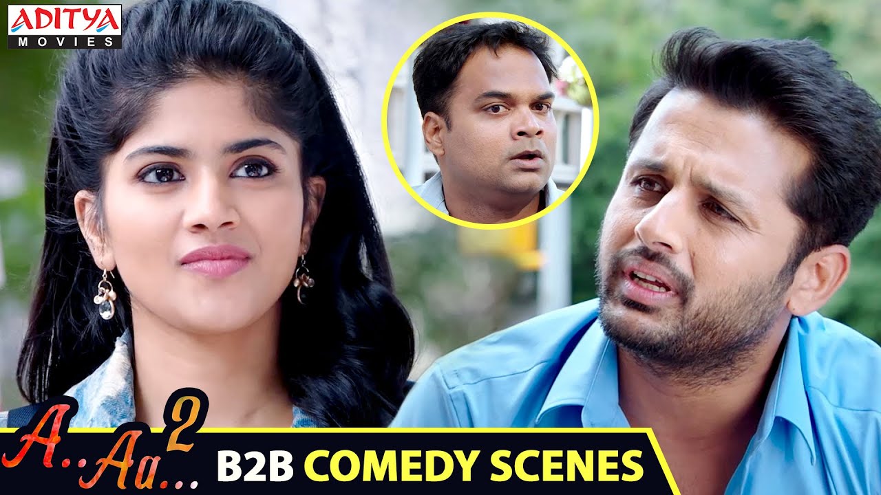 Nithiin & Megha Akash Ultimate Back 2 Back Comedy Scenes | A Aa 2 ...