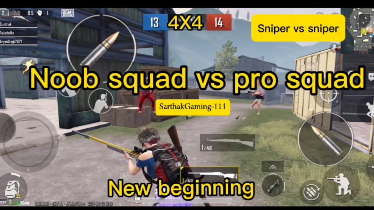 Noob squad vs pro squad 👽#bgmi #proplayer #noob #noob_to_pro #squidgame ...