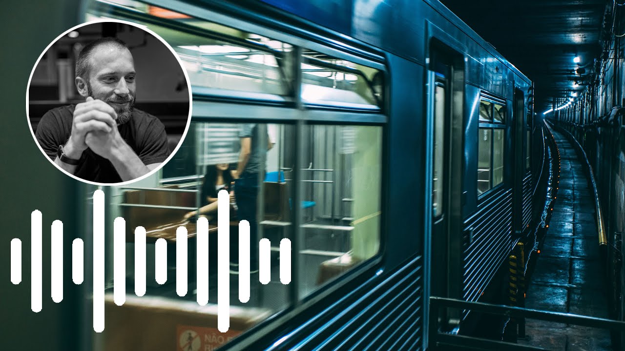 Metro in Budapest ambient sounds. Two stations ride. Royalty free sound ...