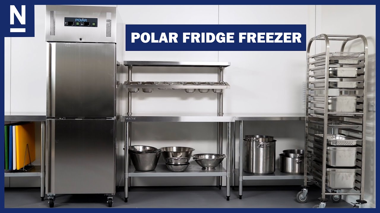 Polar U-Series Fridge Freezer 600Ltr - UA025 - Nisbets