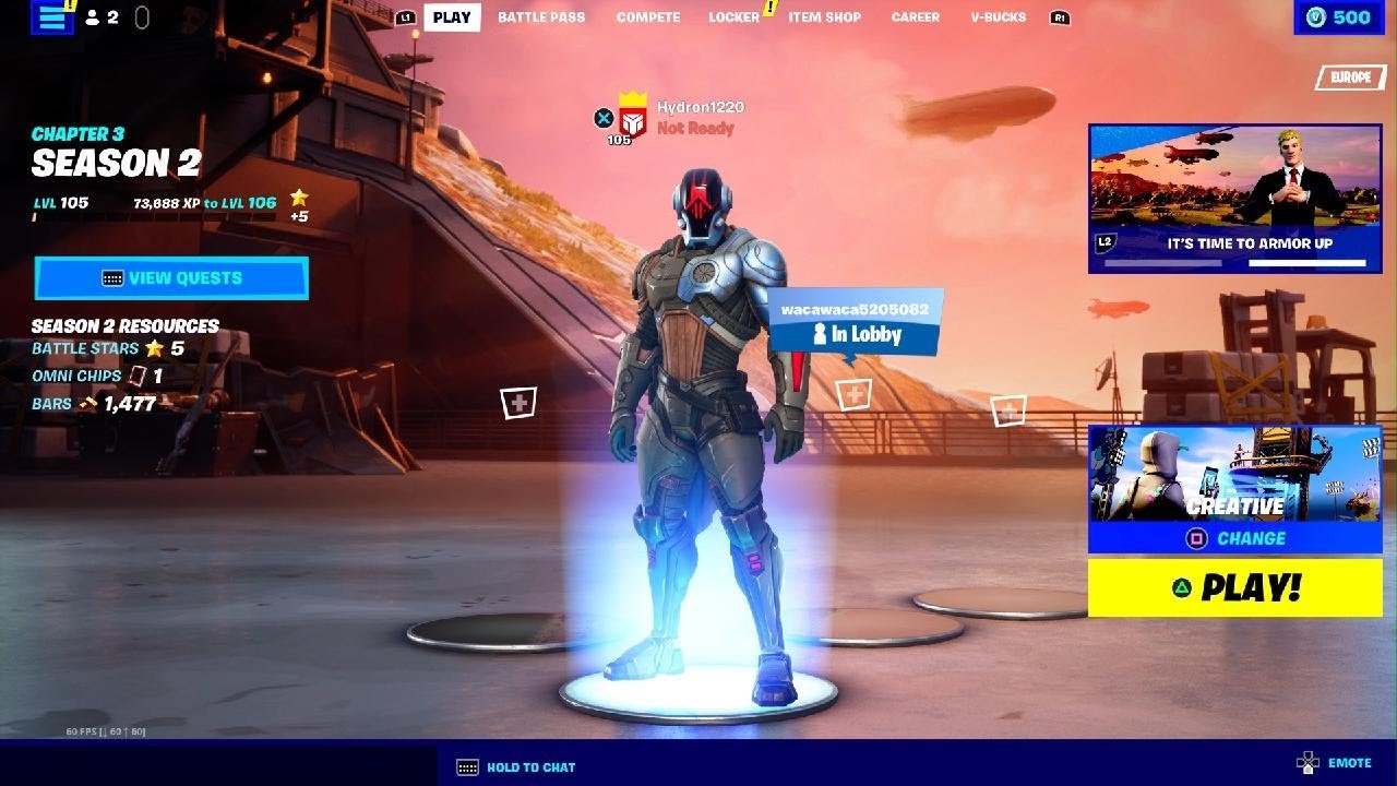New Fortnite Lobby Background update Chapter3 Season2 - YouTube