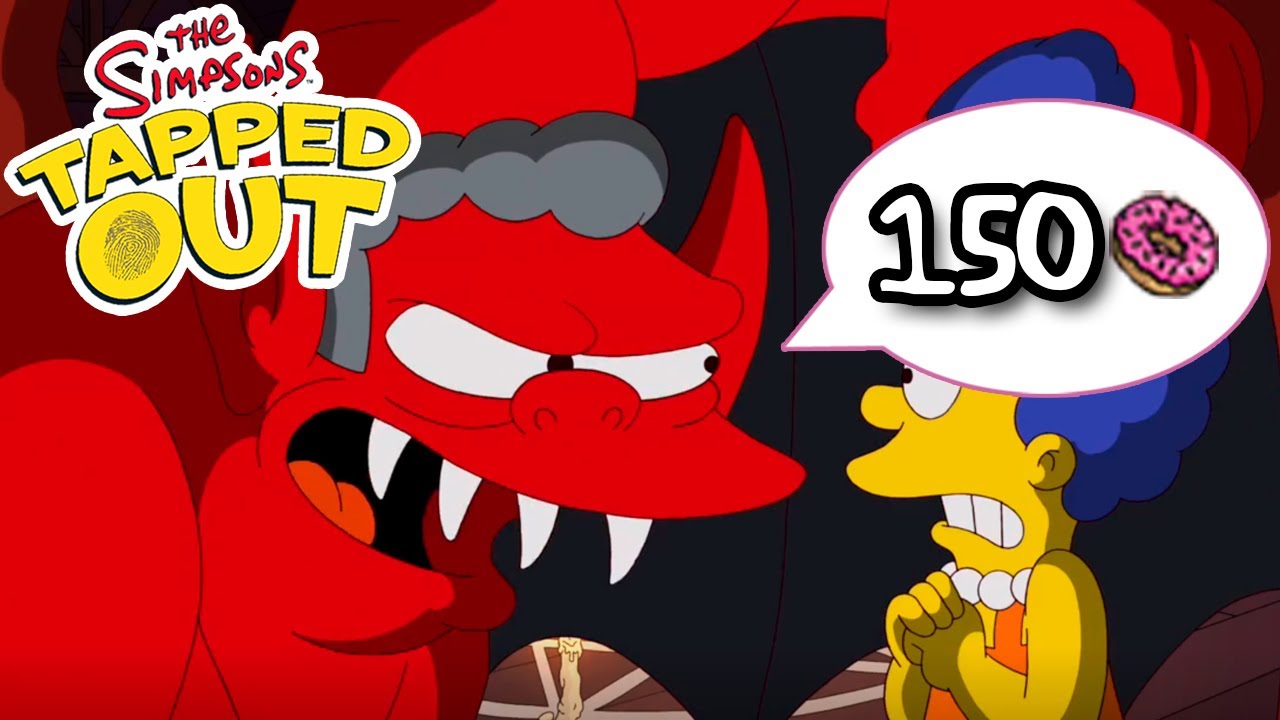 The Simpsons: Tapped Out - The Devil - Premium Character Walkthroughs ...