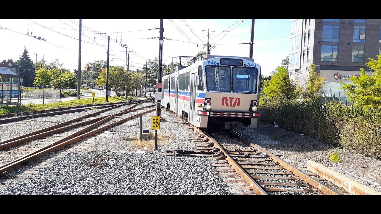 RTA Blue Line Ride From Van Aken-Warrensville To Tower City-Public ...
