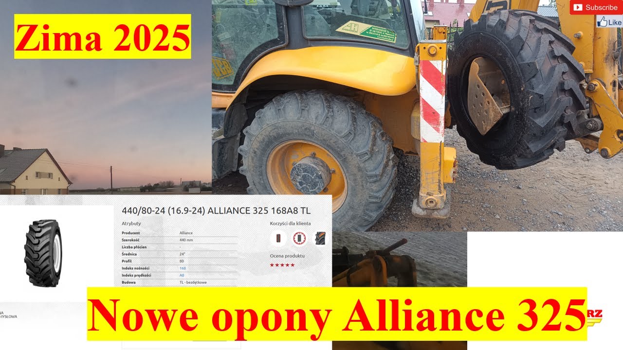 Zima 2025 Nowe opony Alliance 325 - YouTube