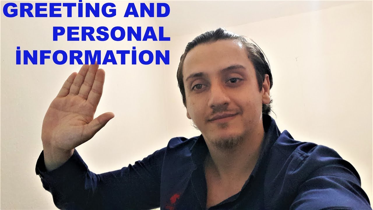 English Course Level A1- Greeting And Giving personal information - YouTube