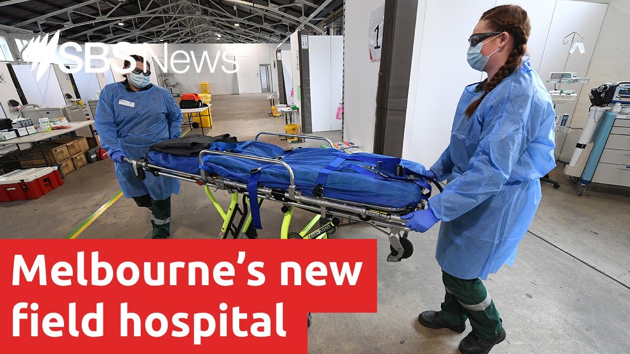 A look inside Melbourne's new field hospital I SBS News - YouTube