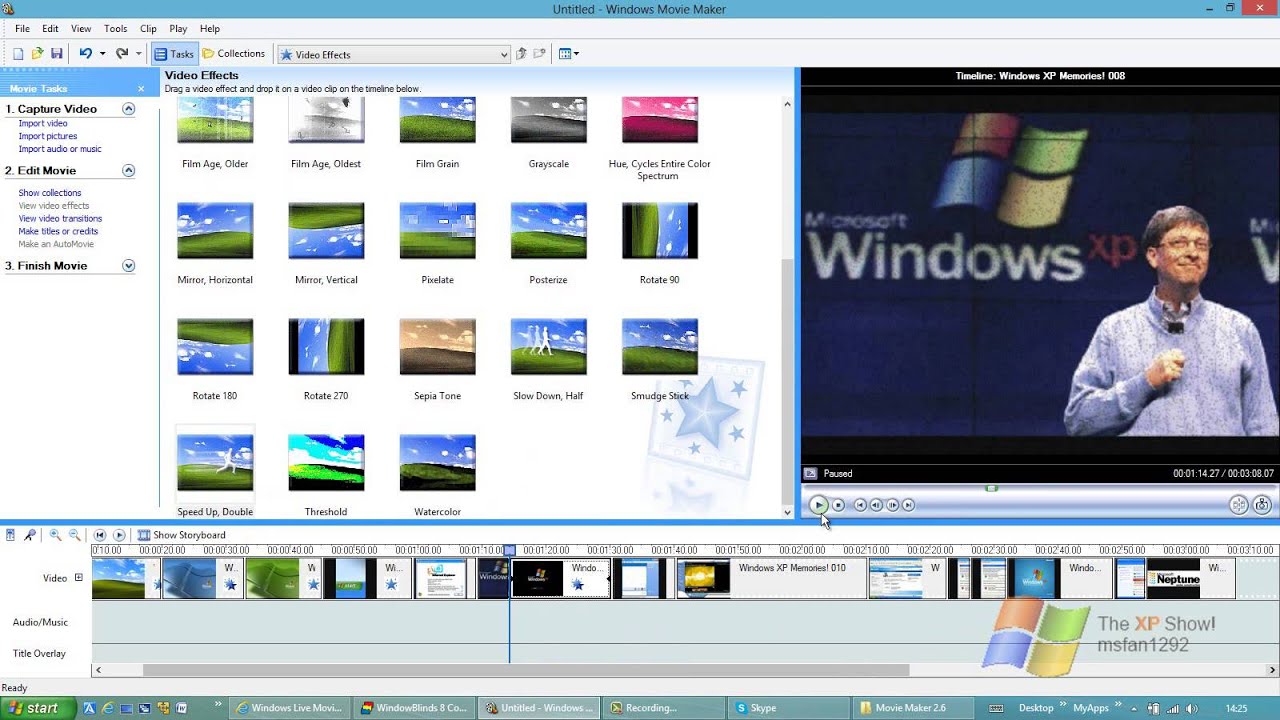 XP Movie Maker on Windows 8 - YouTube