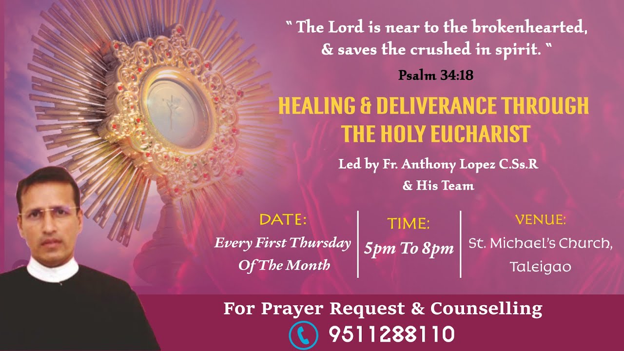 HEALING & DELIVERANCE THROUGH THE HOLY EUCHARIST || ST. MICHAEL'S ...