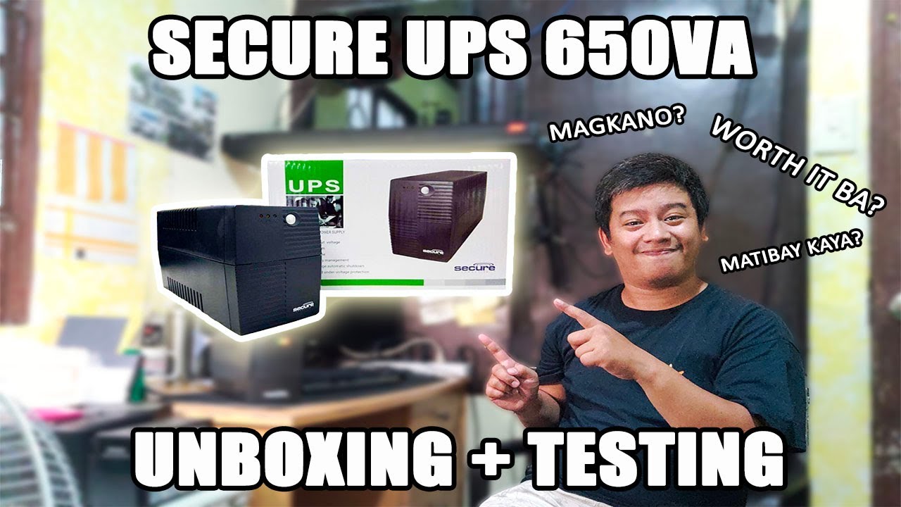SECURE UPS 650VA UNBOXING AND TESTING MURANG UPS YouTube secure-ups-650va-unboxing-and-testing-murang-ups-youtube