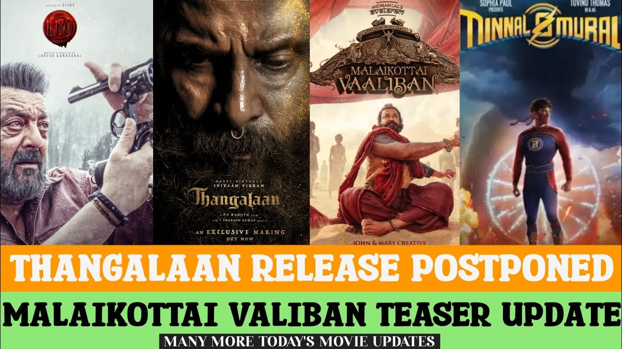 Thangalan Release Update l Malaikottai Valiban Teaser | Ramayana Movie ...