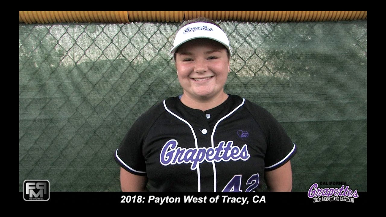 2018 Payton West Speedy Catcher - Third Base Softball Skills Video - Ca ...